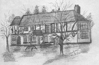 Drawing - Forester Arms pub by Barbara Middle : Dawley Heritage