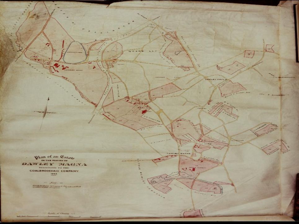 Estate Map for Dawley Magna 1863 : Dawley Heritage