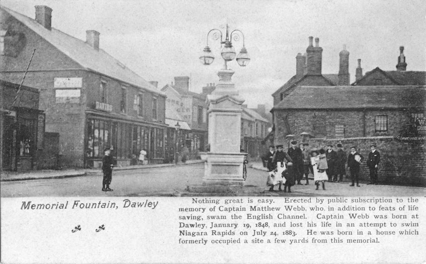 Captain Webb Memorial Images : Dawley Heritage